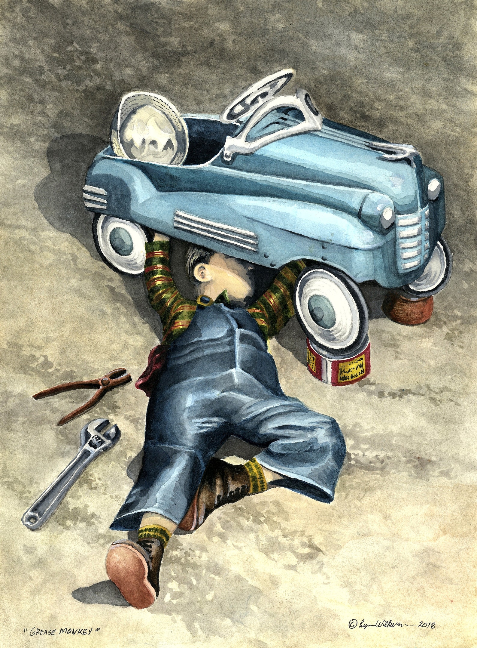 Grease Monkey Printed Copy of Lynn Wilkerson's - Etsy