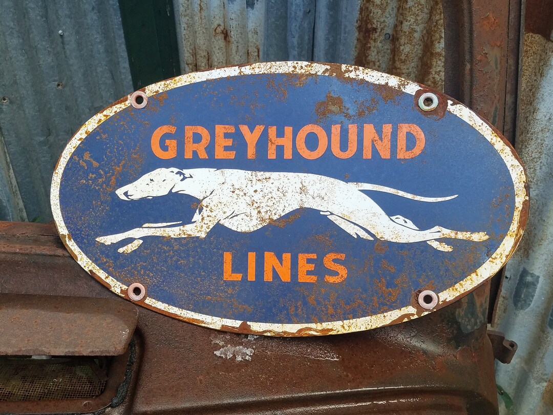 Greyhound Bus Terminal Signs - Etsy