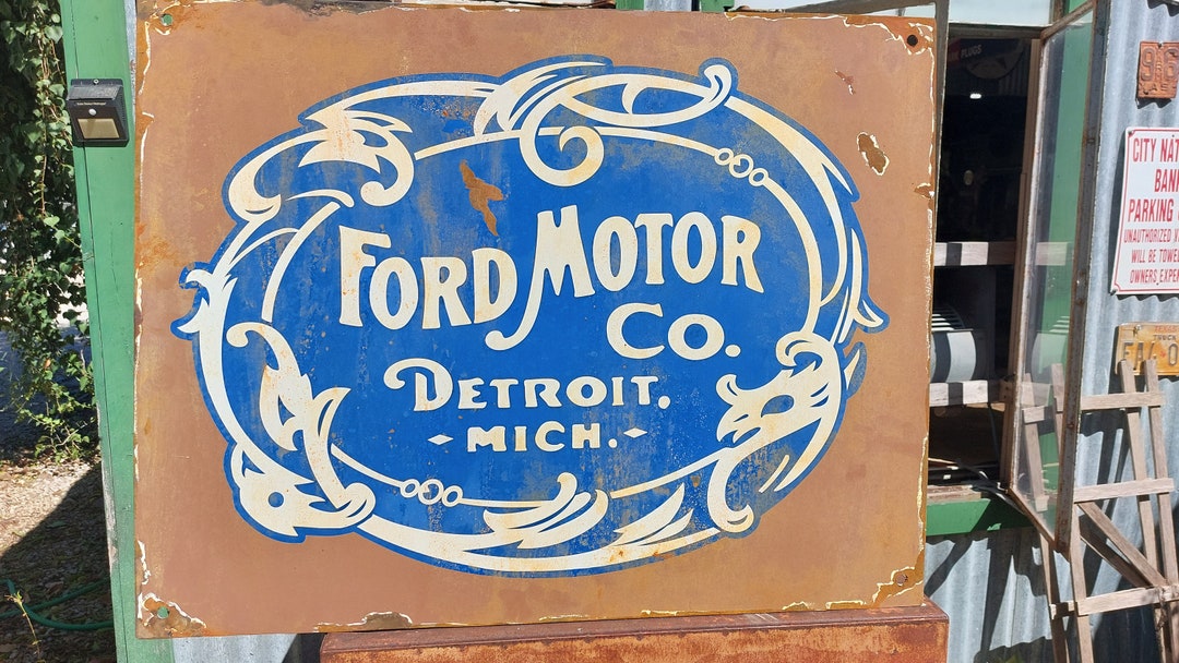 28" X 36" Ford Motor Co. Sign - Etsy