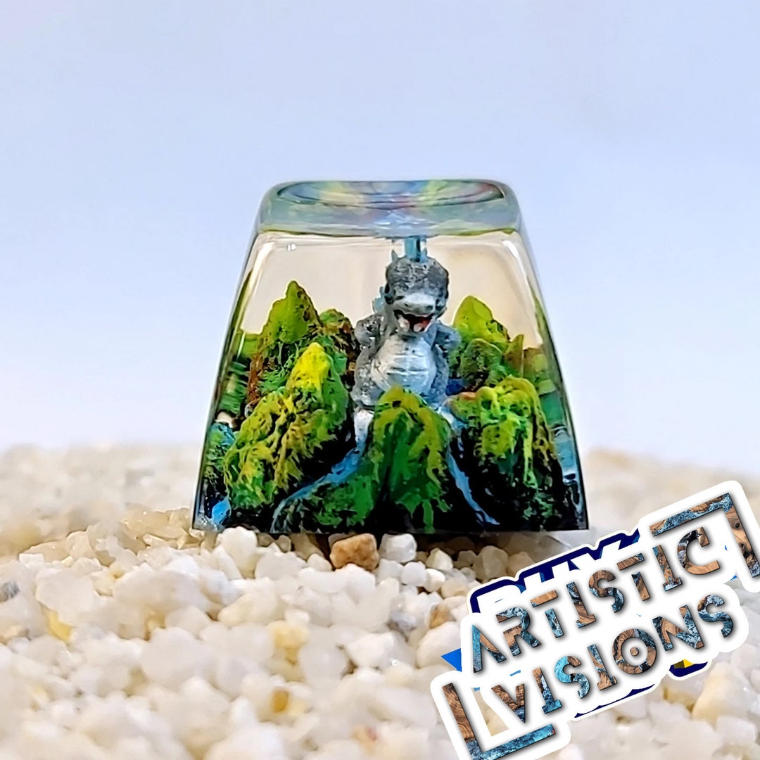 Godzilla Chibi Keycap, Skull Island Keycap, Cherry MX Keycap for Gaming ...