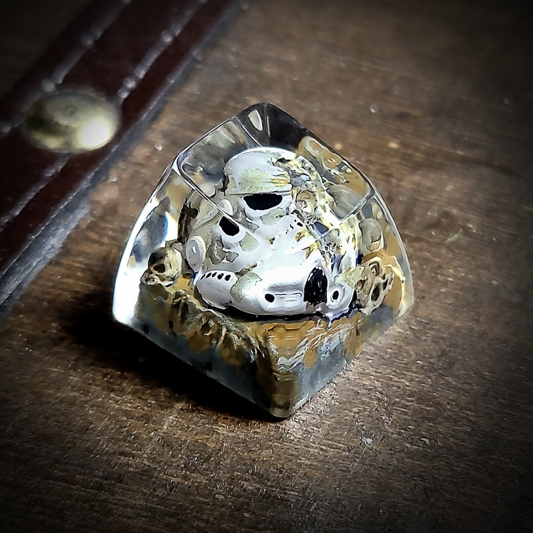 Darth Vader Stormtrooper Skull Keycap, Star Wars Artisan Keycap ...