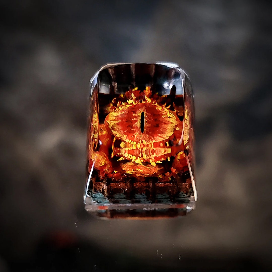 Eye Sauron the Lord of the Rings Keycap , Artisan Keycap , Custom ...