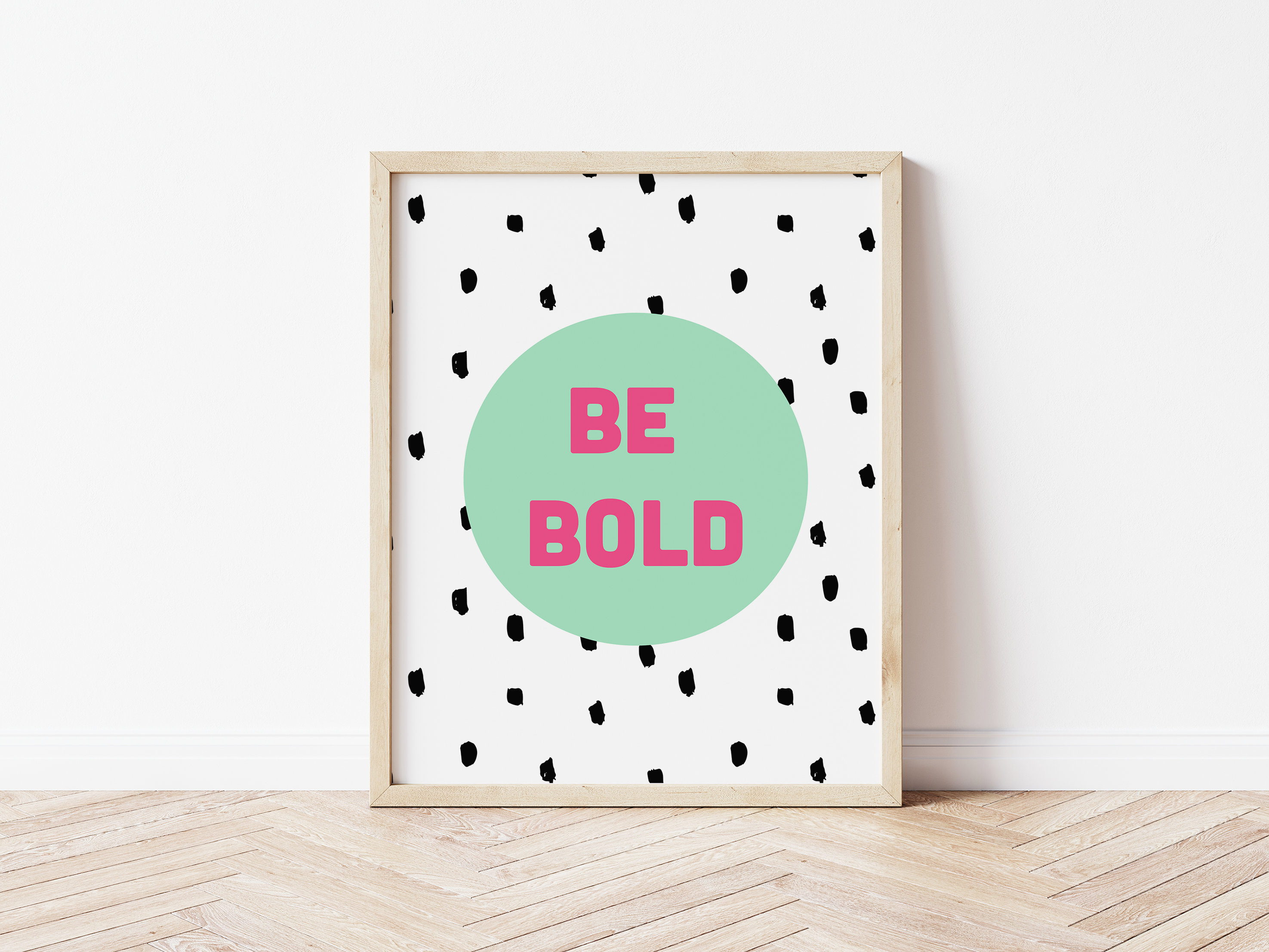 BE BOLD · Printable Home Decor · 8.5 X 11 Digital Art · Instant ...