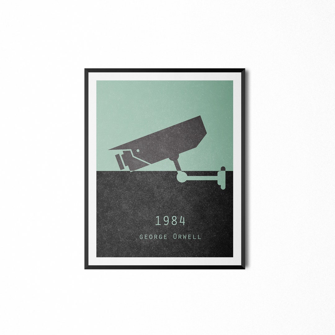 ORWELL · Printable Home Decor · 8 X 10 Digital Art · Instant Download ...