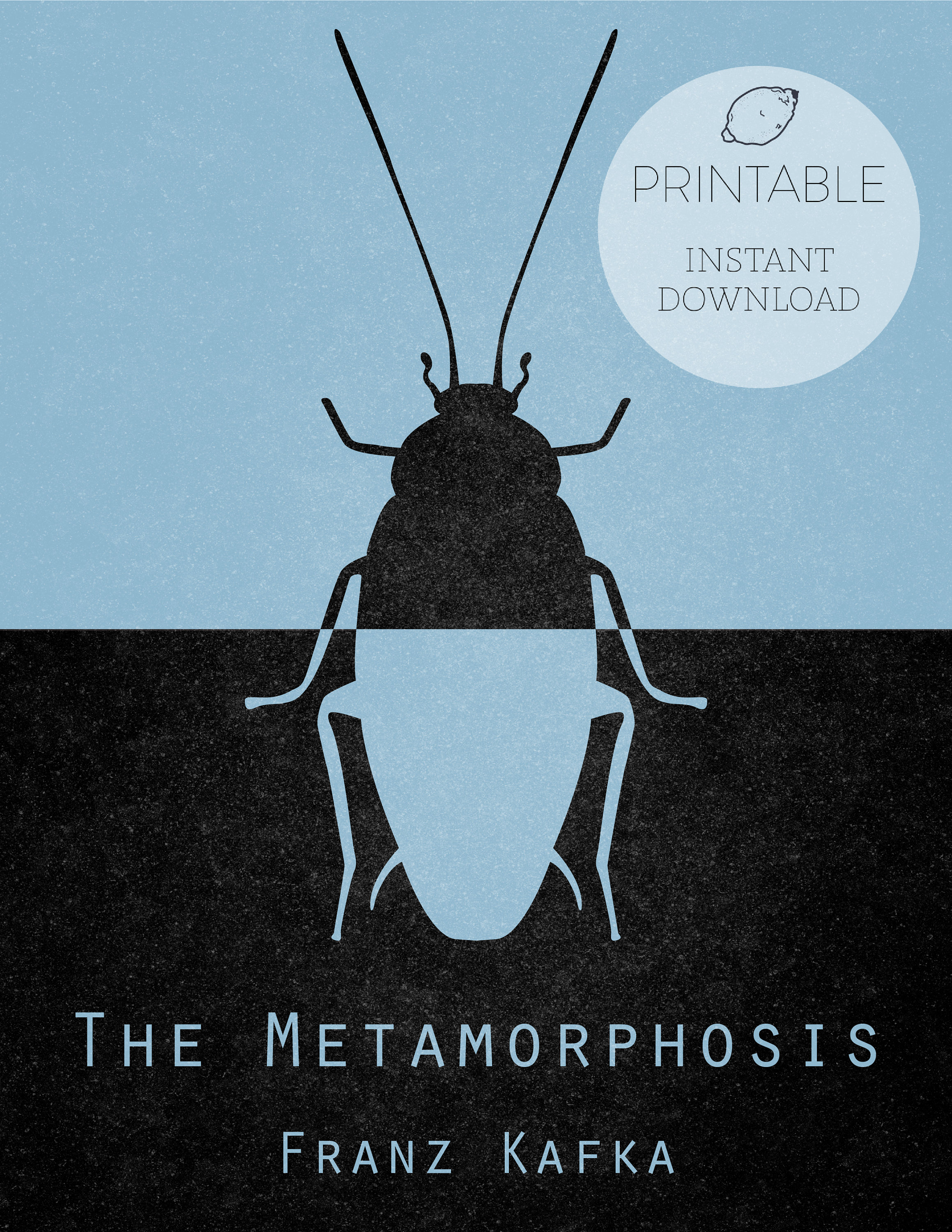 KAFKA · 2 Colour Options · Printable · 8.5 X 11· Instant Download ...