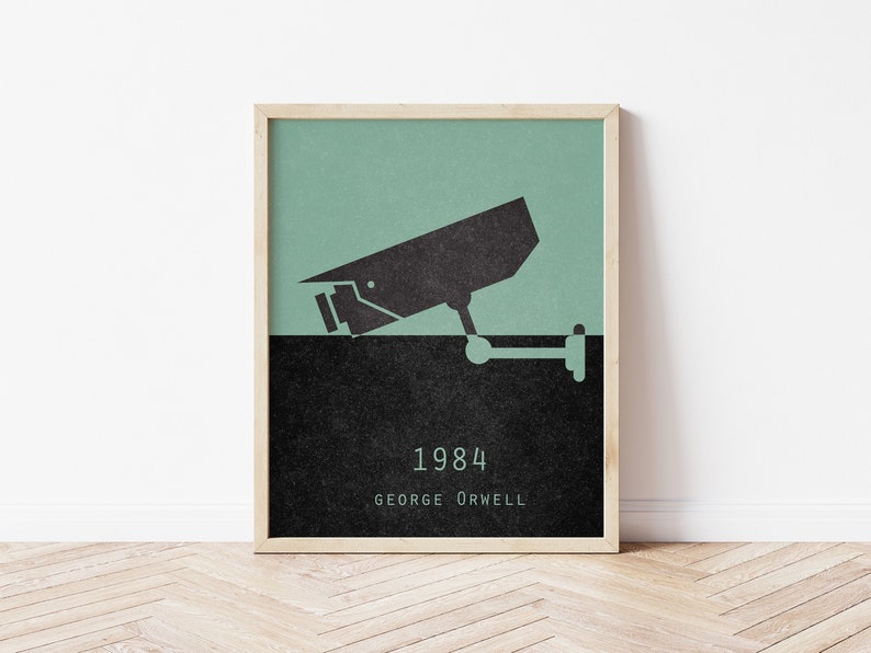 ORWELL Printable Home Decor 8 X 10 Digital Art Instant | Etsy