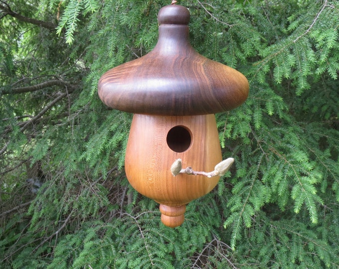 Birdfeeder, Largest Sized Rustic Log Hanging Bird Feeder, the Original ...