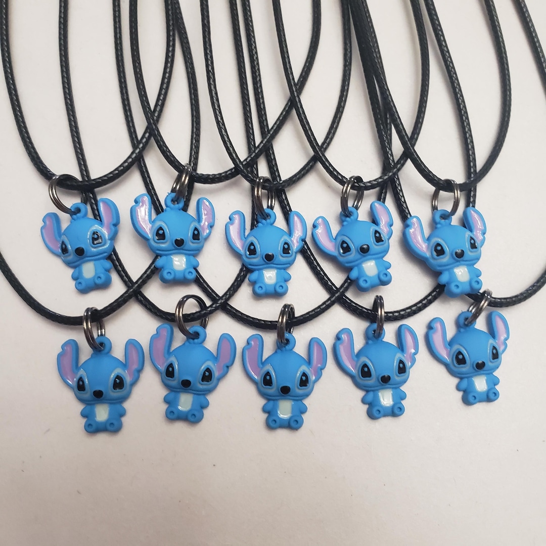 Stitch From Lilo and Stitch Lot of 10 Necklaces Party Favors Metal ...
