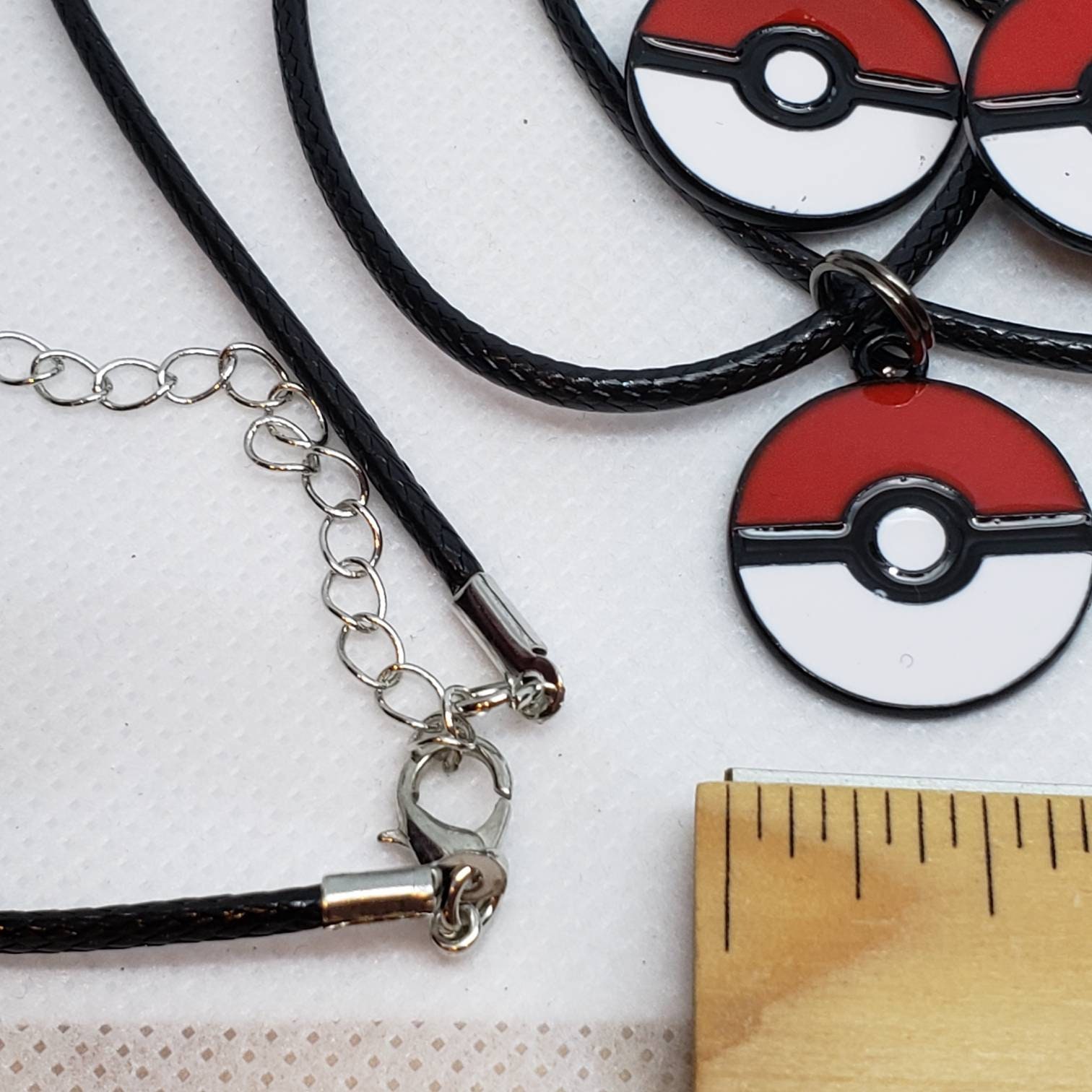 Pokemon Pokeballs Lot of 10 Necklaces Party Favors Pokeball Metal ...