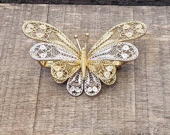 Filigree Brooch Pin | Etsy