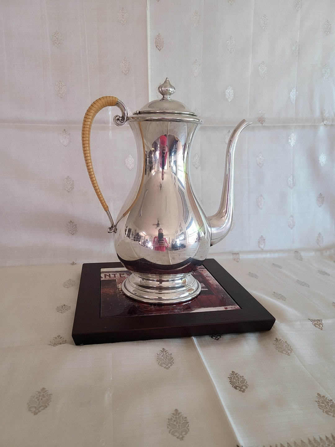 Vintage Hanle & Debler Distinctive American Pewter Tea Pot Coffee Pot ...