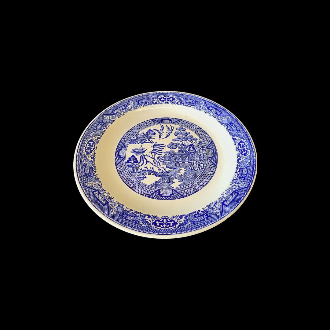 Vintage Royal China Willow Ware Serving Plate, 12" Blue Willow Platter ...