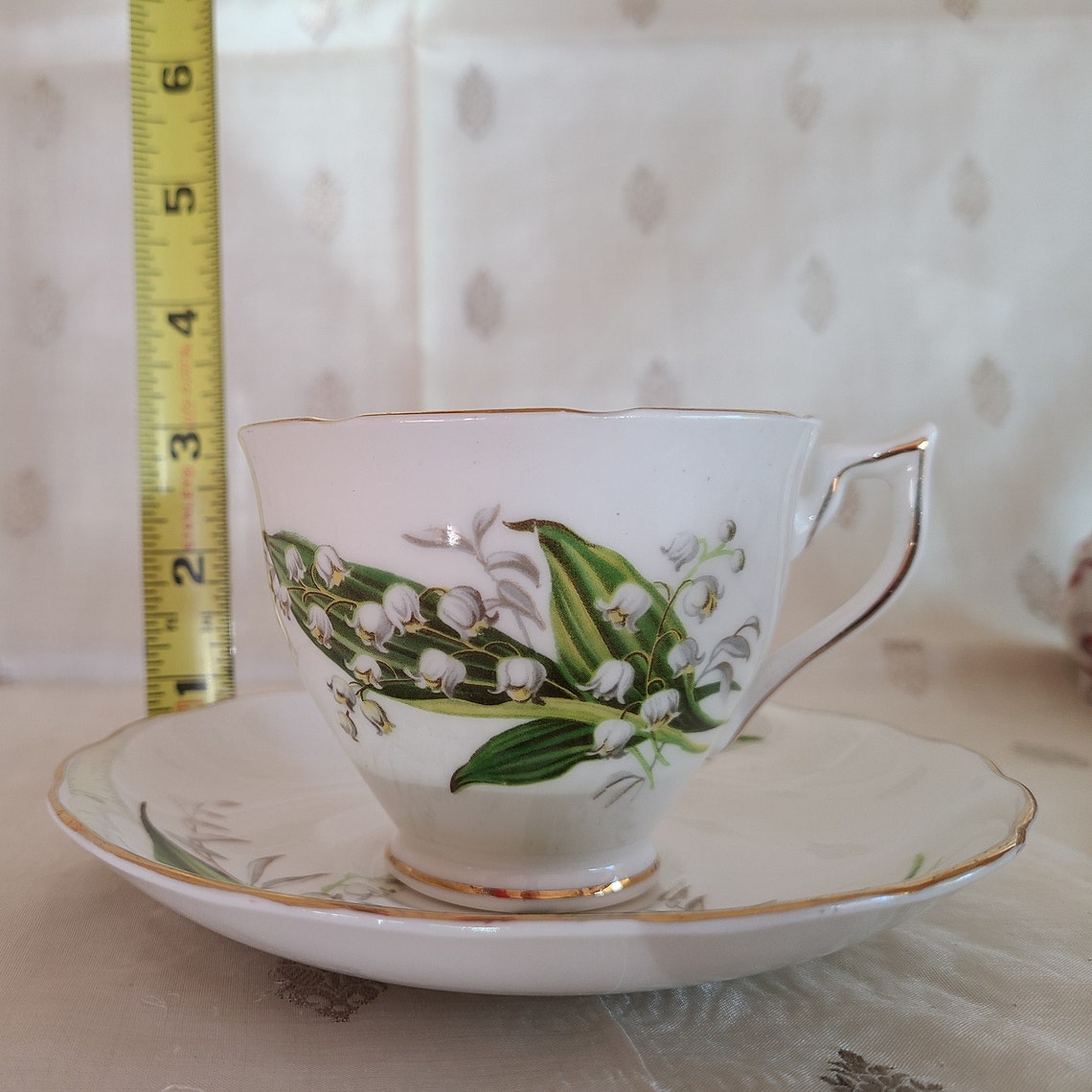 Vintage Tea Cup and Saucer MELBA England Bone China | Etsy