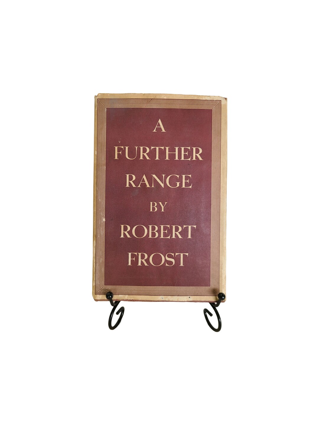 Vintage 1936 Robert Frost 'A Further Range' - Book-of-the-month Club ...