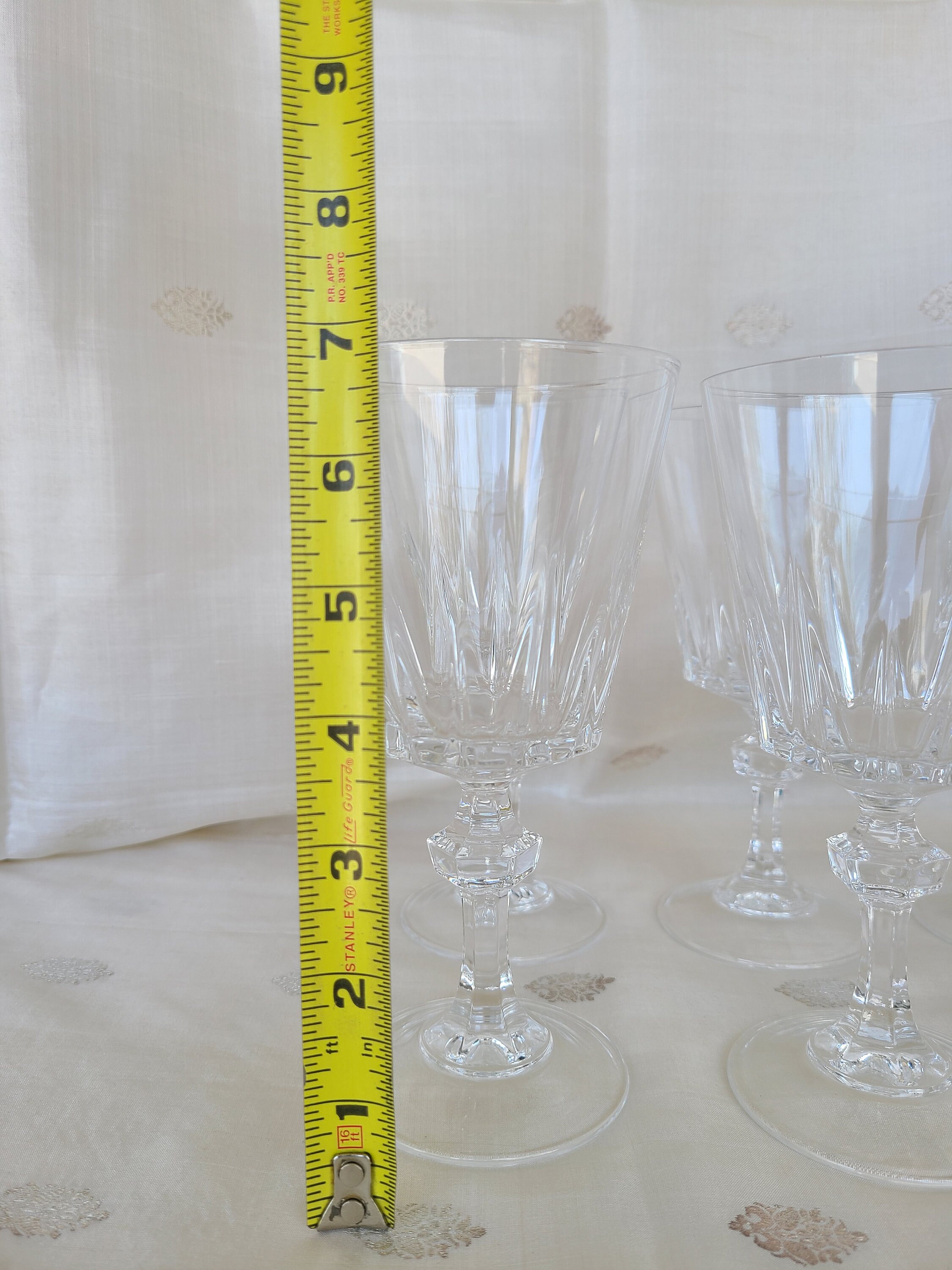 Vintage Crystal Stemware by princess House Esprit - Etsy