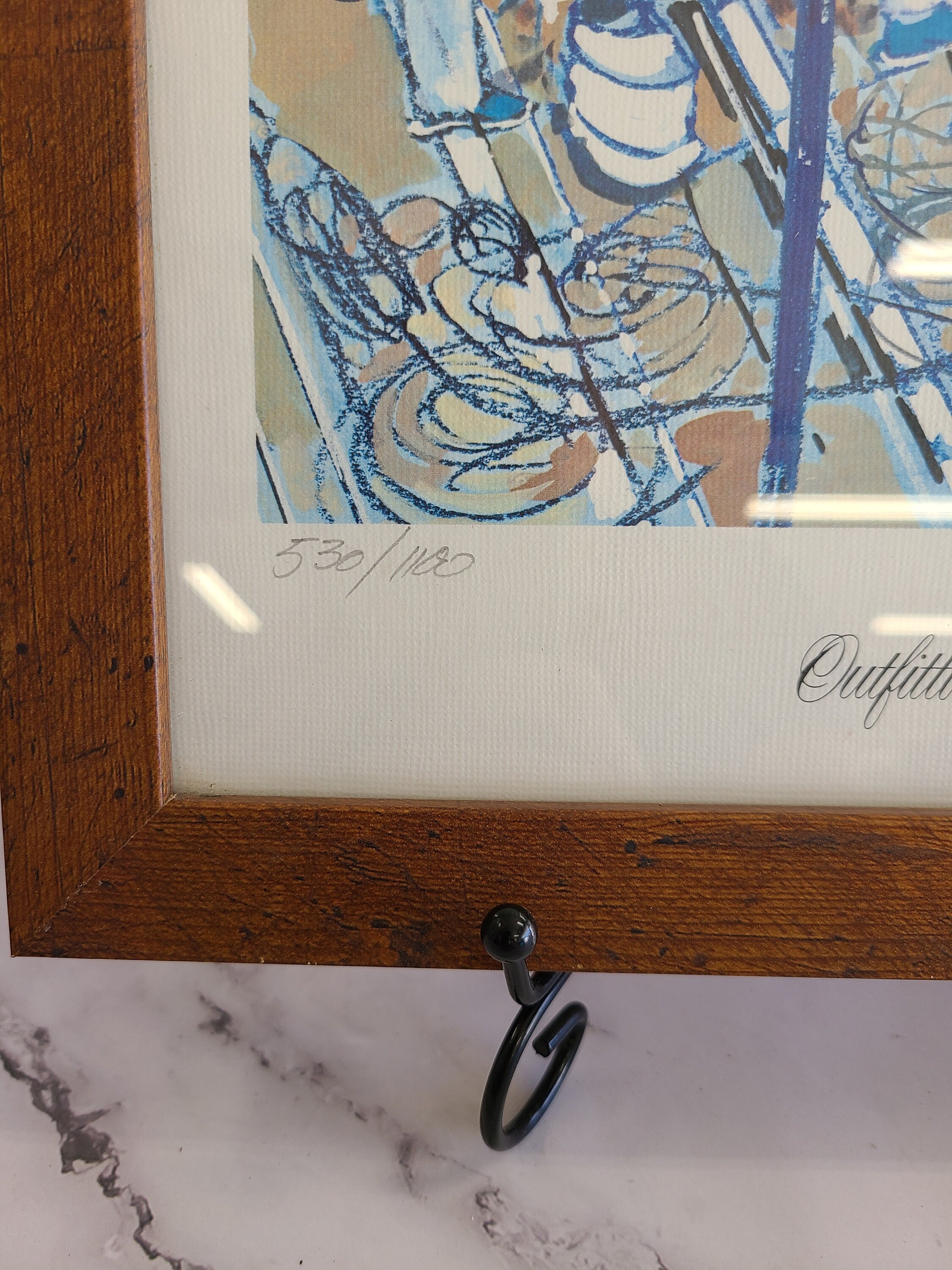 Vintage Lithograph, Outfitting/launching, by Paul Melia, Limited ...