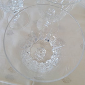 Vintage Crystal Stemware by "princess House, Esprit" Set of 8 Crystal ...