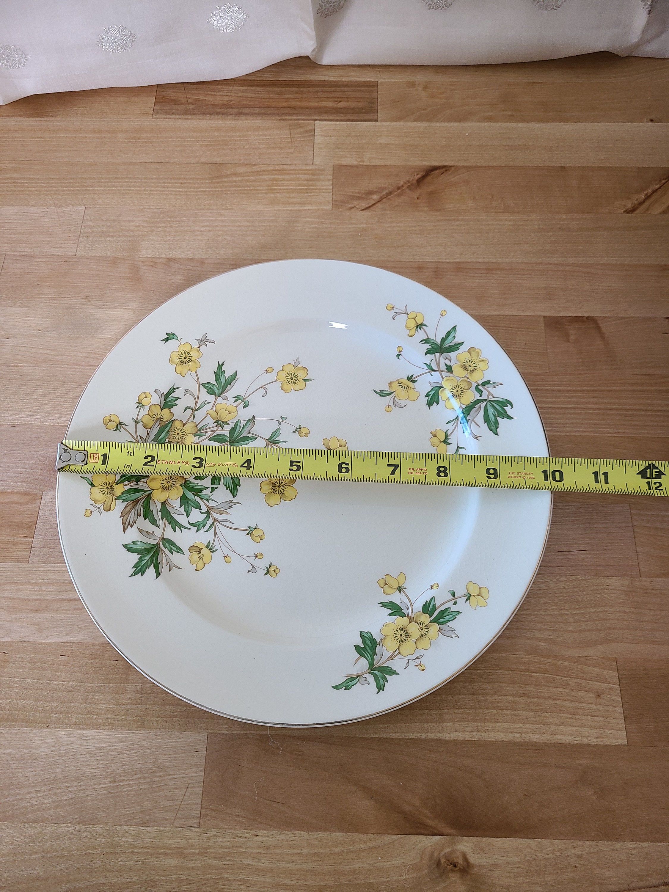 Vintage Edwin Knowles China Dinner Plates Pattern Buttercup | Etsy