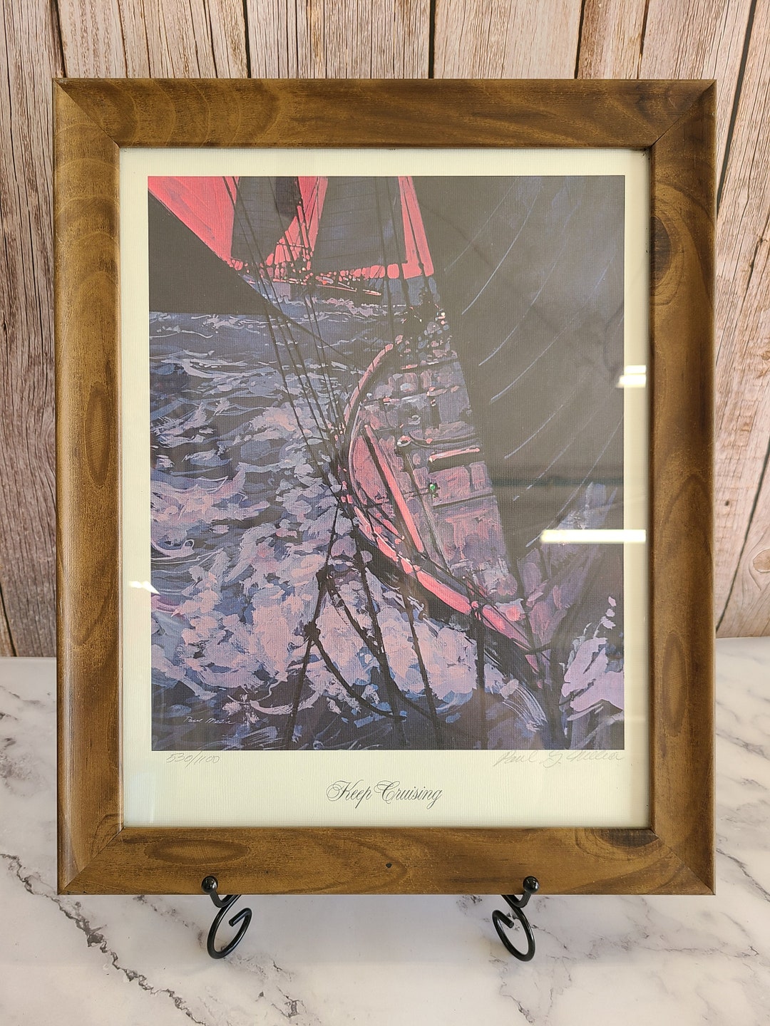 Vintage Lithograph, Keep Cruising, by Paul Melia, Limited Edition ...