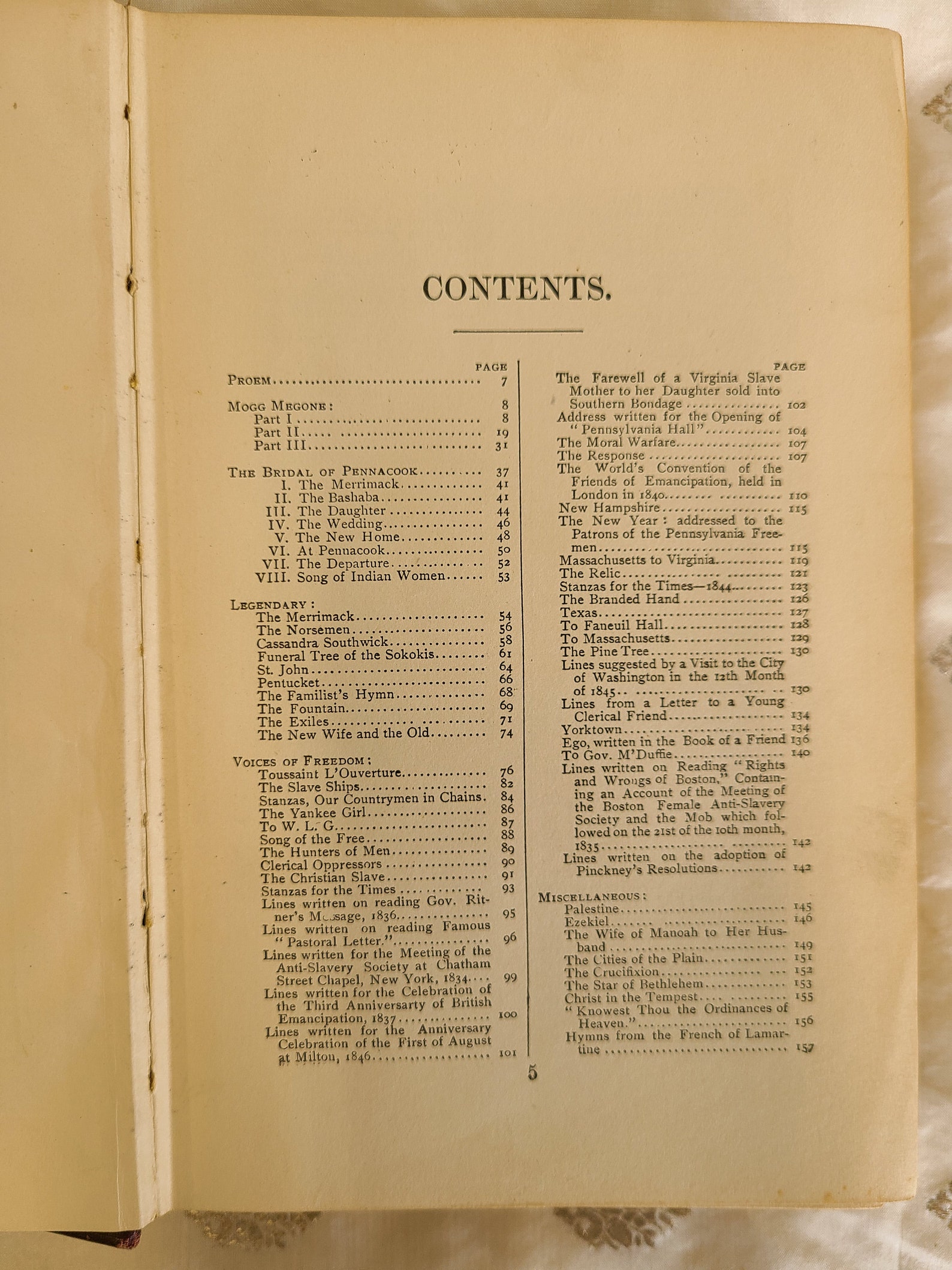 Whittier's Poems Antique Book, by John Greenleaf Whittier, Hurst & Co ...