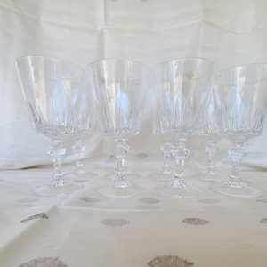 Vintage Crystal Stemware by "princess House, Esprit" Set of 8 Crystal ...