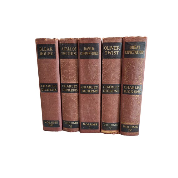 Antique Books by Charles Dickens Cleartype Edition A Tale of - Etsy