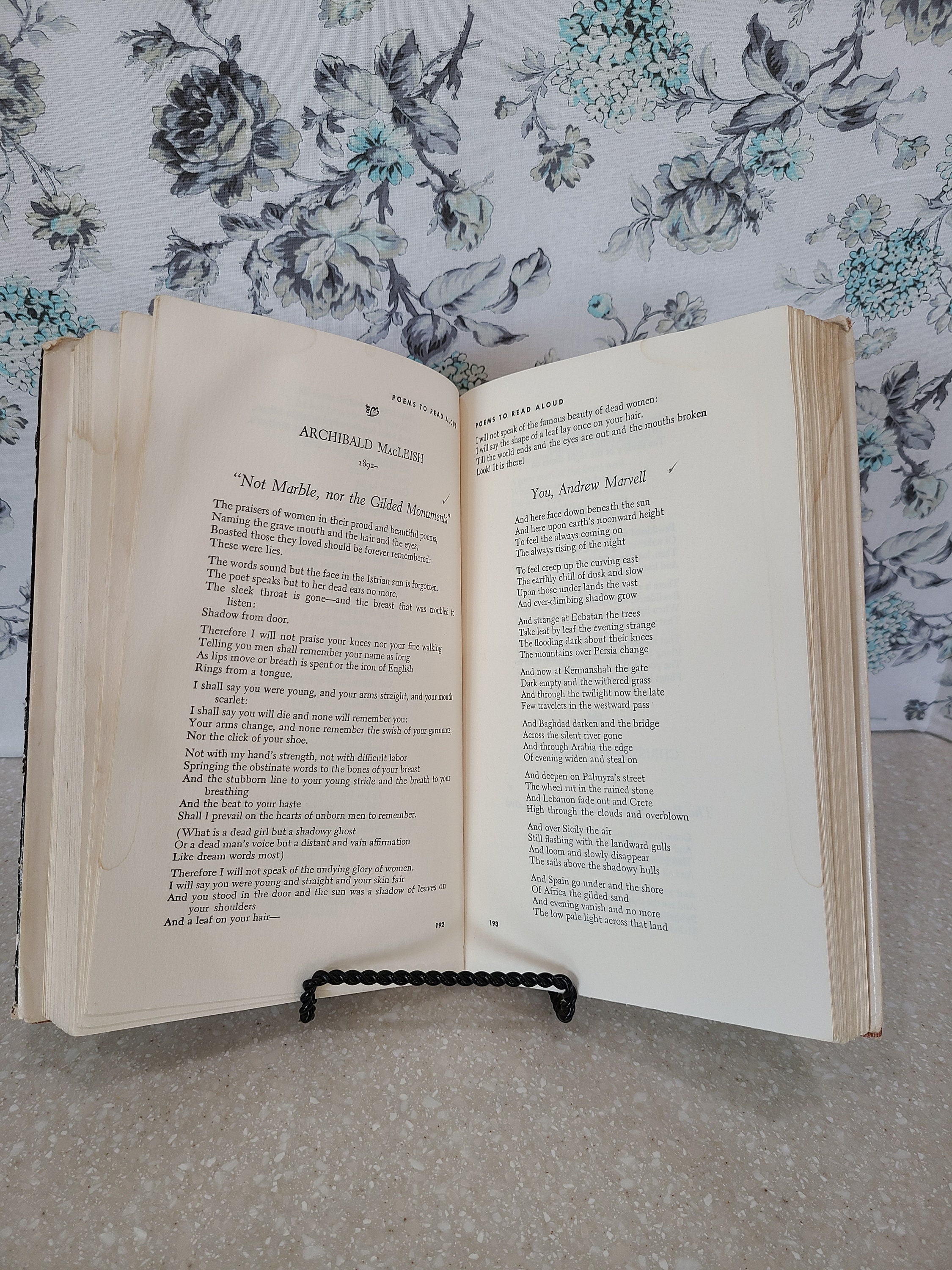Vintage First Edition Book Poems to Read Aloud Selected and - Etsy UK