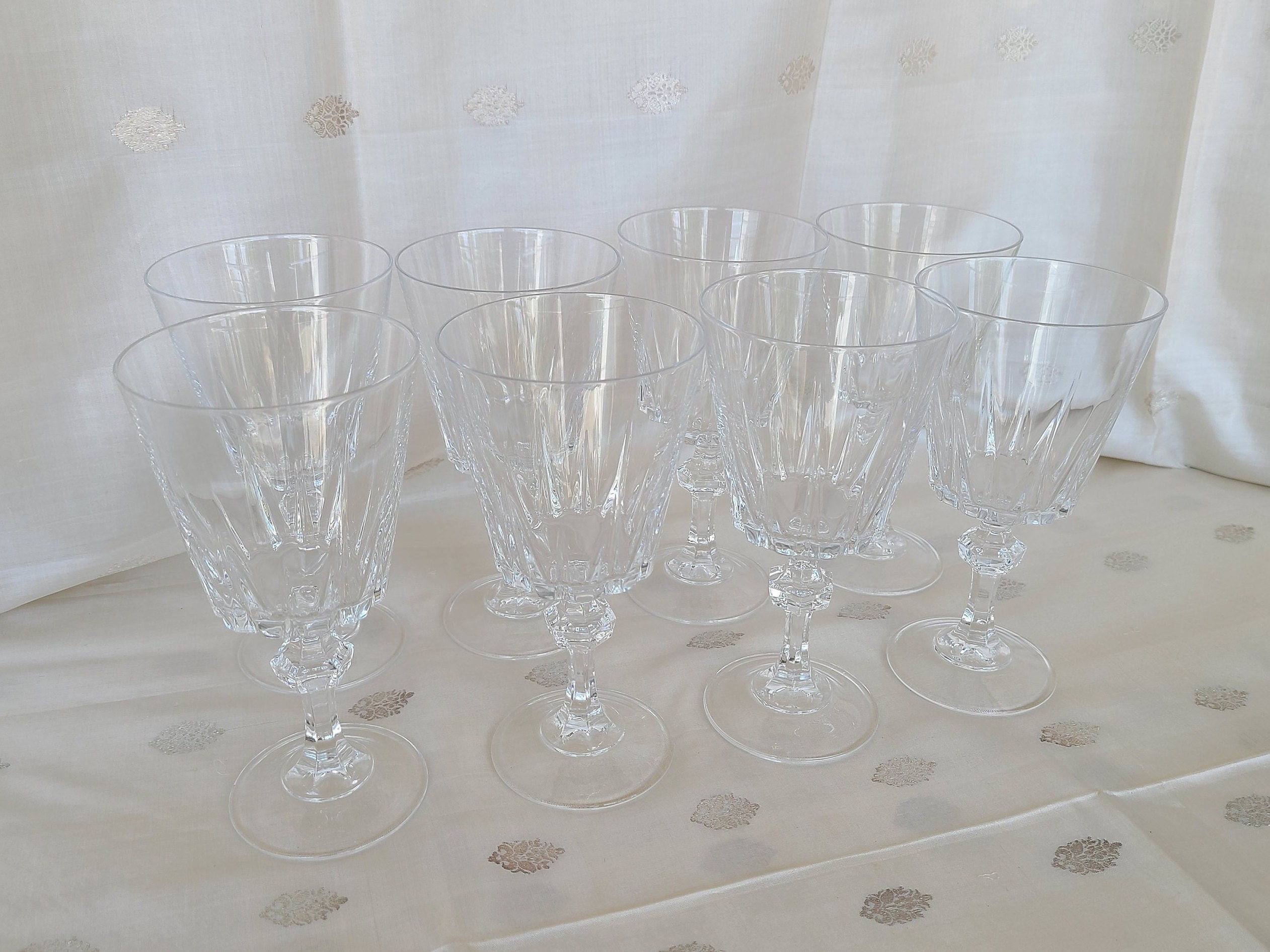 Vintage Crystal Stemware by princess House Esprit | Etsy