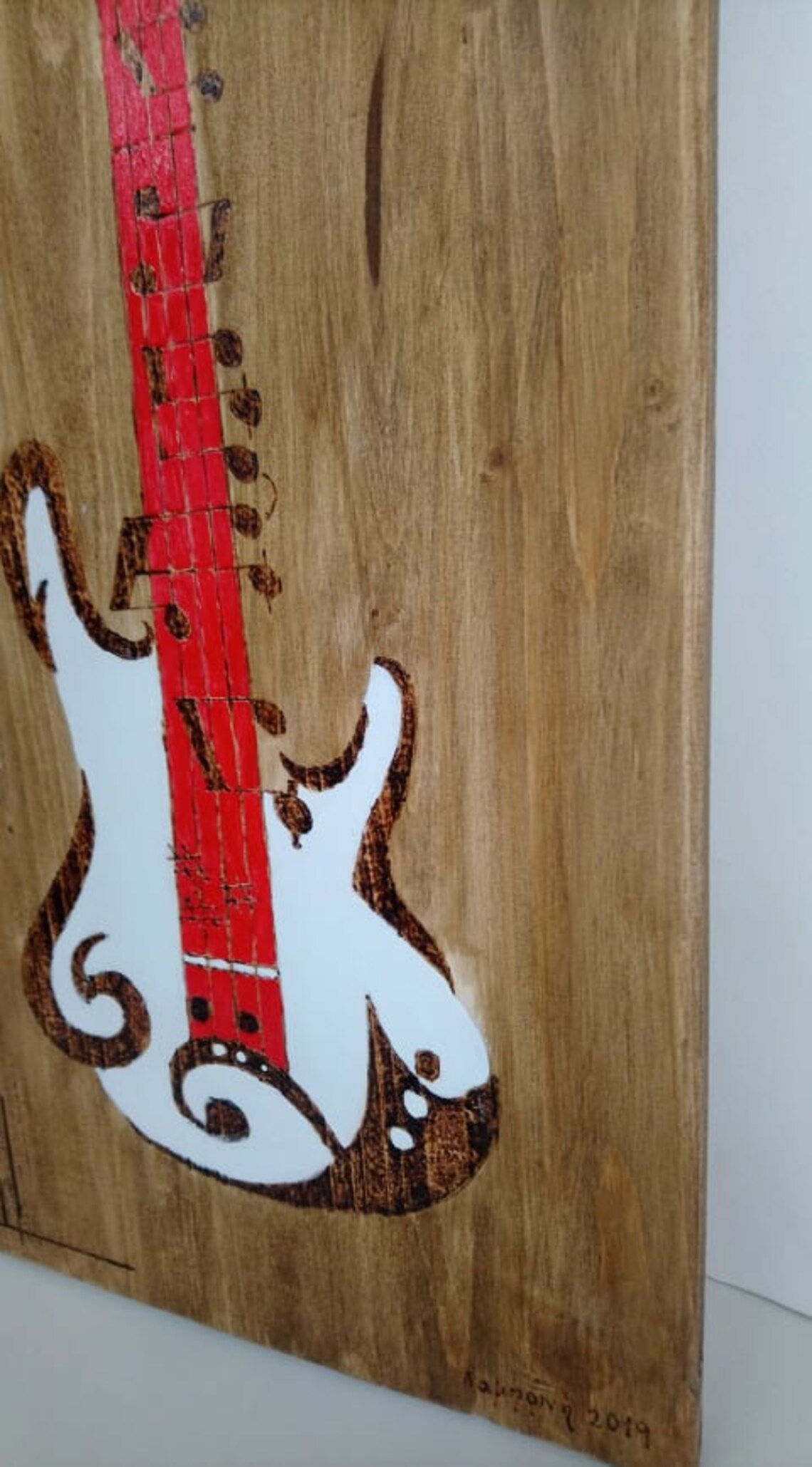 Pyrography Art Wood Burning Art Guitar Pyrography Art - Etsy