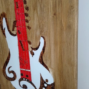 Pyrography Art Wood Burning Art Guitar Pyrography Art - Etsy
