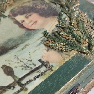 Christmas Wooden Box, Christmas Storage Box, Keepsake Box, Memory Box ...