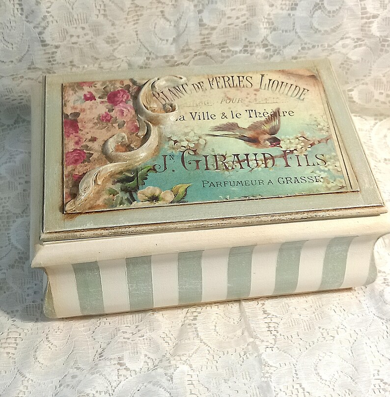 Handcrafted Shabby Chic Wooden Jewelry Box – Baroque Decor - Etsy
