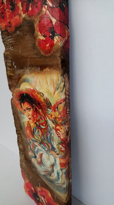 Decorative Wooden Panel Wall Decor Decoupage Wooden Panel - Etsy