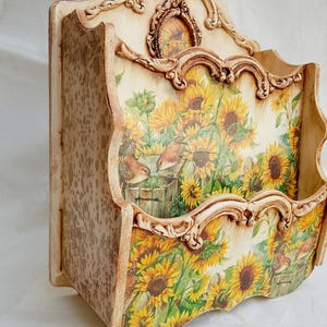 Wooden Letter Rack Letter Holder Letter Organizer Post Organizer - Etsy