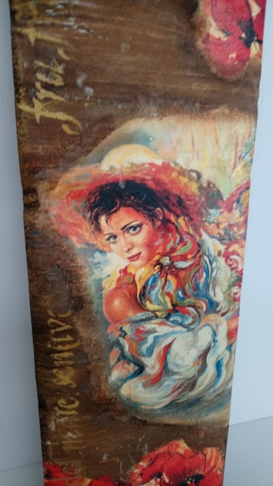 Decorative Wooden Panel Wall Decor Decoupage Wooden Panel - Etsy