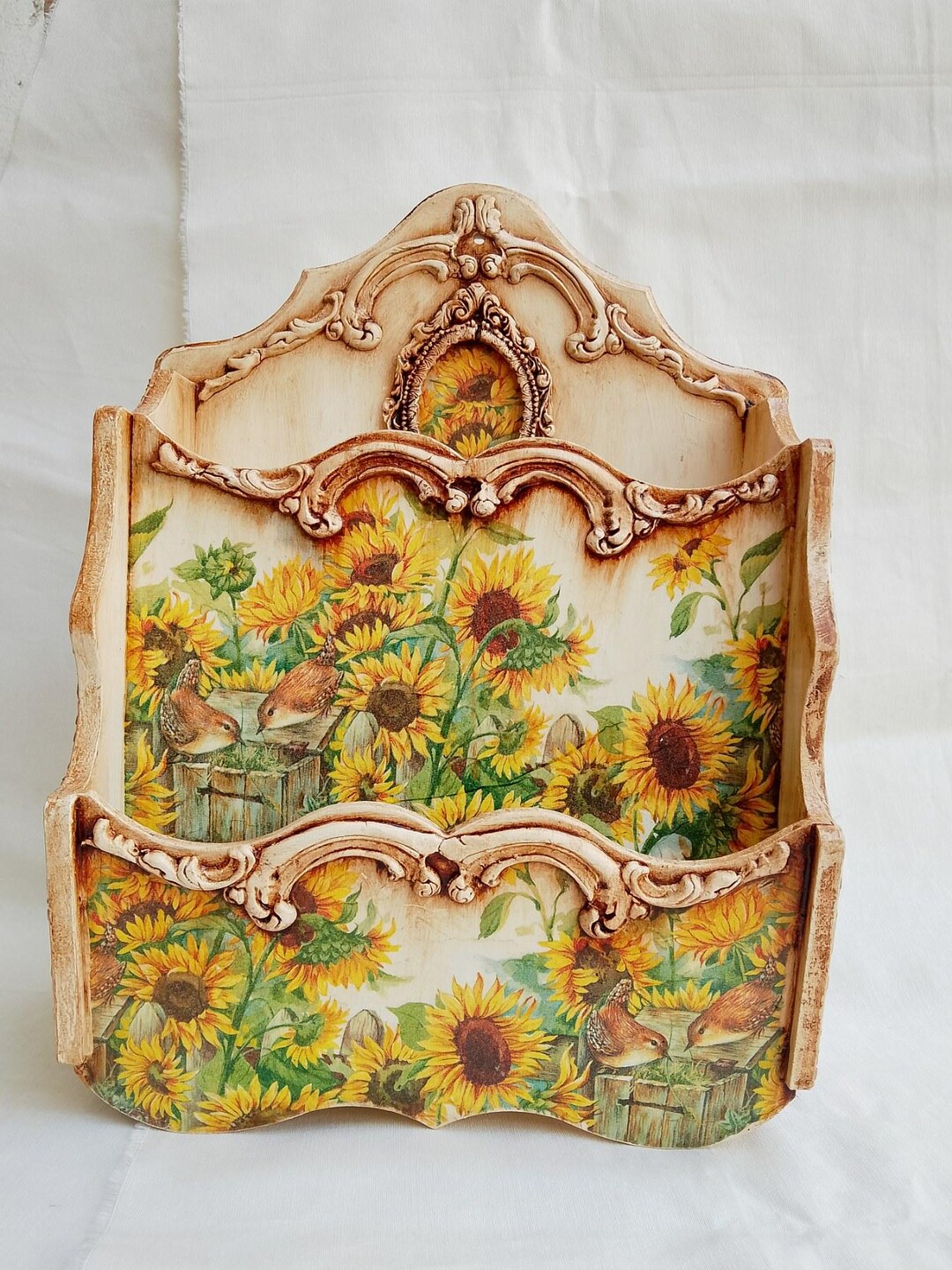 Wooden Letter Rack Letter Holder Letter Organizer Post Organizer - Etsy