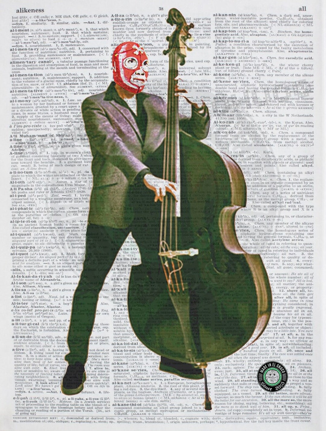 Mexican Lucha Libre Art Print "pachuco Boogie (don Tosti Nocturne ...