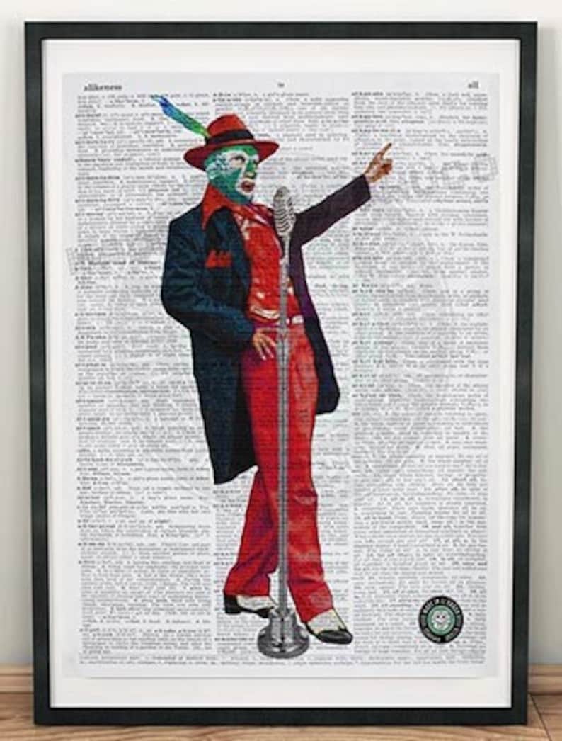 Lucha Libre "jonny Chingas (live in Concert)" Dictionary Page Print ...
