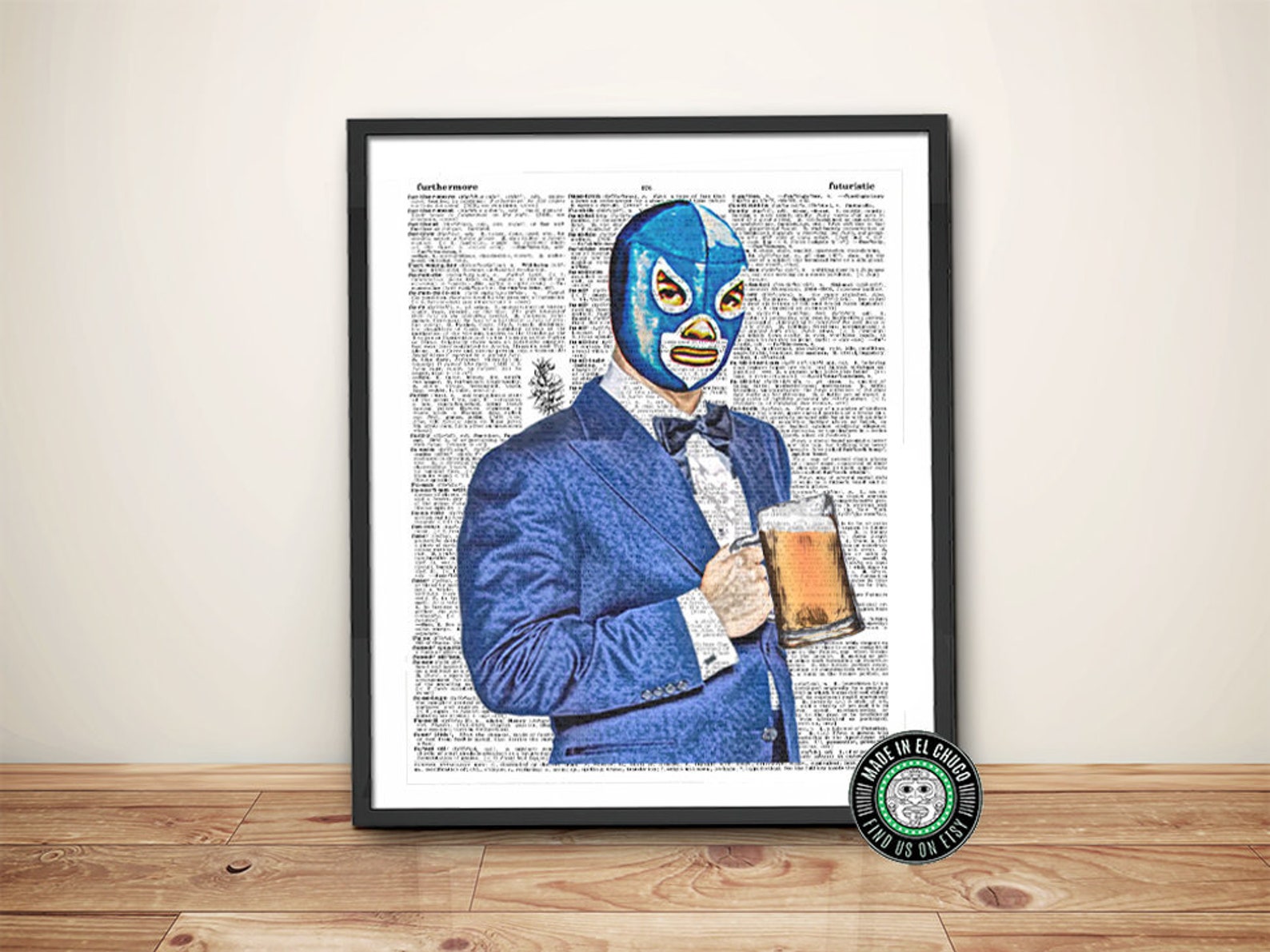 Mexican Lucha Libre Art Print the Return of Doctor | Etsy