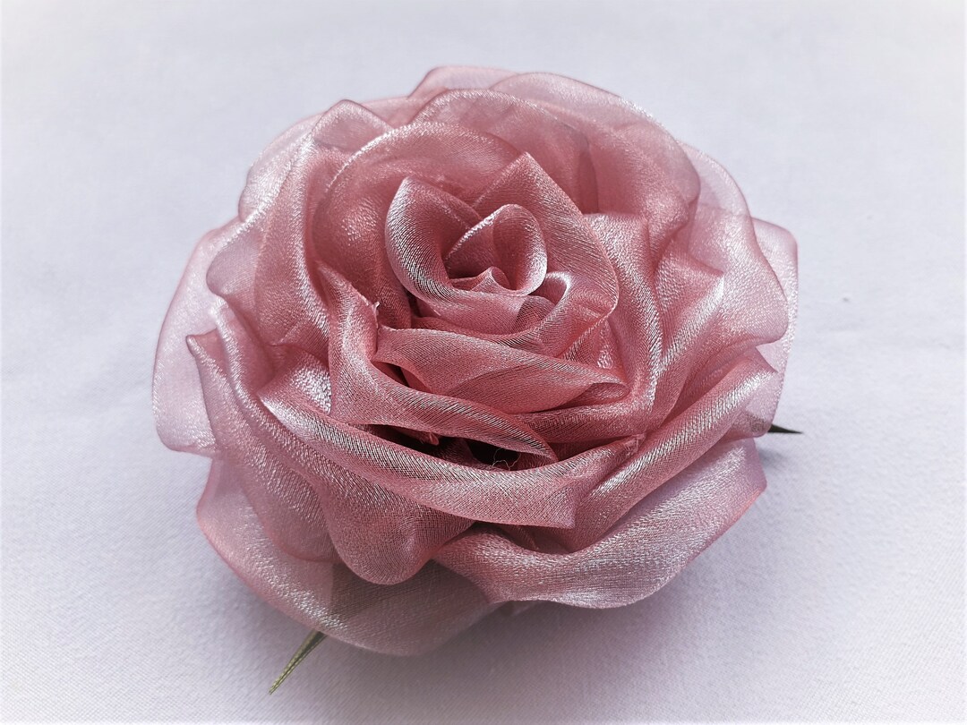 Rose Hair Flower Clip Floral Headpiece Mother of Bride Hair Fascinator ...