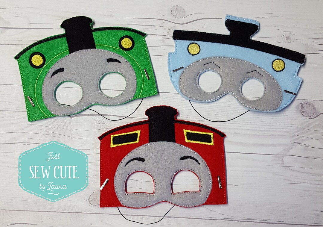 Train Masks FREE SHIPPING - Etsy