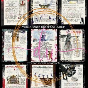 Horror Movie Cookbook, Free Bookmark, the Kitchen Under the Stairs ...