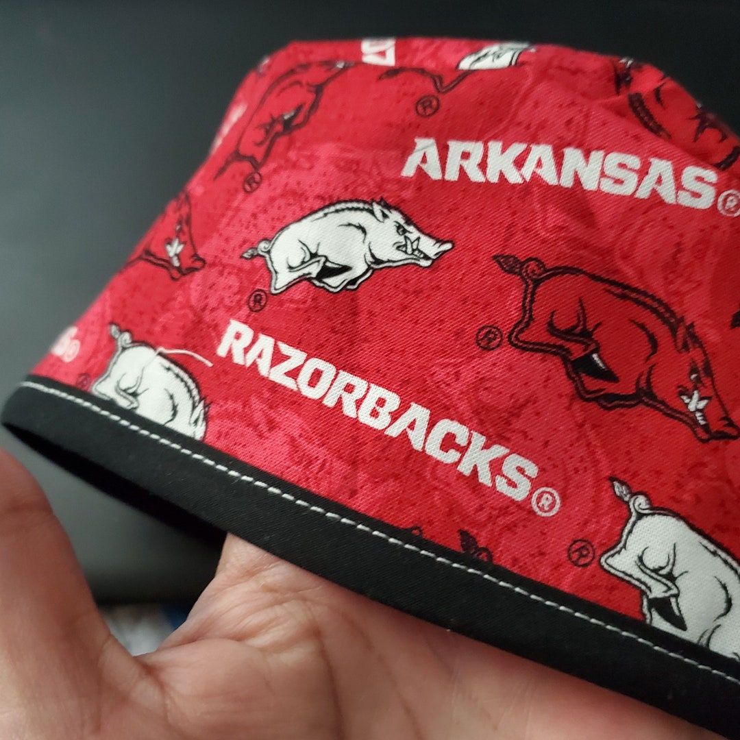 Razorbacks Scrub Cap With Black Trim Last Chance - Etsy