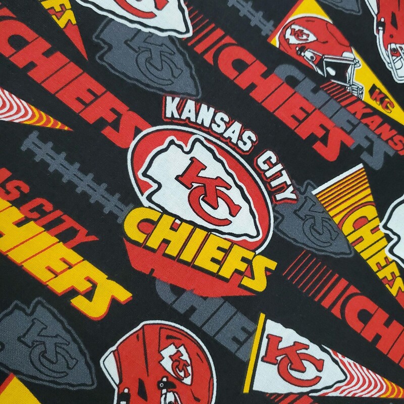 Kansas City Chiefs Fabric - Etsy