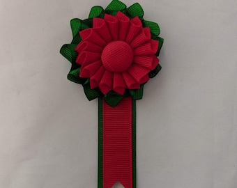 Small Pleated Italian Pride Cockade for Hats or Clothing | Etsy