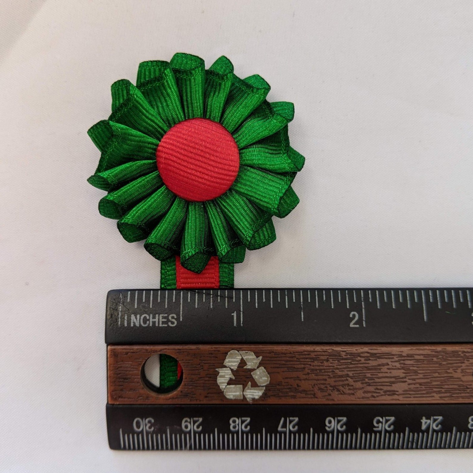 Small Pleated Italian Pride Cockade for Hats or Clothing - Etsy