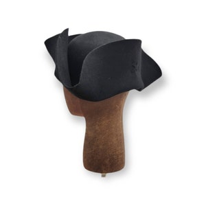 Pauper's Tricorn - Poor Man's Tricorn - Laced Tricorn - Cocked Felt Hat ...
