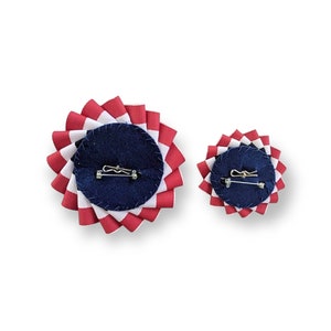 Two American Patriotic Cockades - Tricolor Red White Blue - Multi-star ...