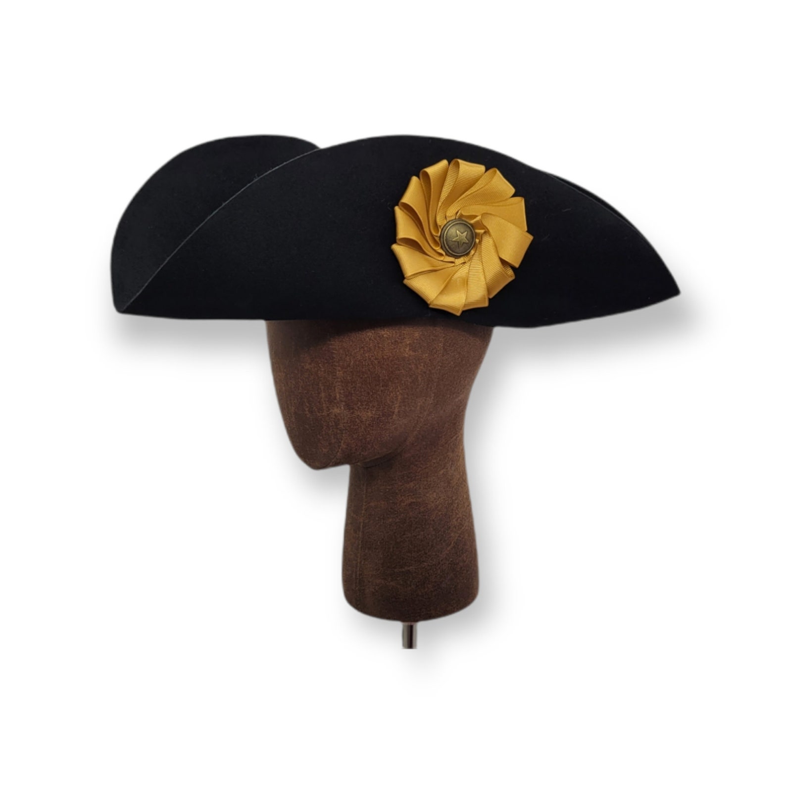 Captain's Tricorn Colonial Military Cockade Hat - Etsy Ireland