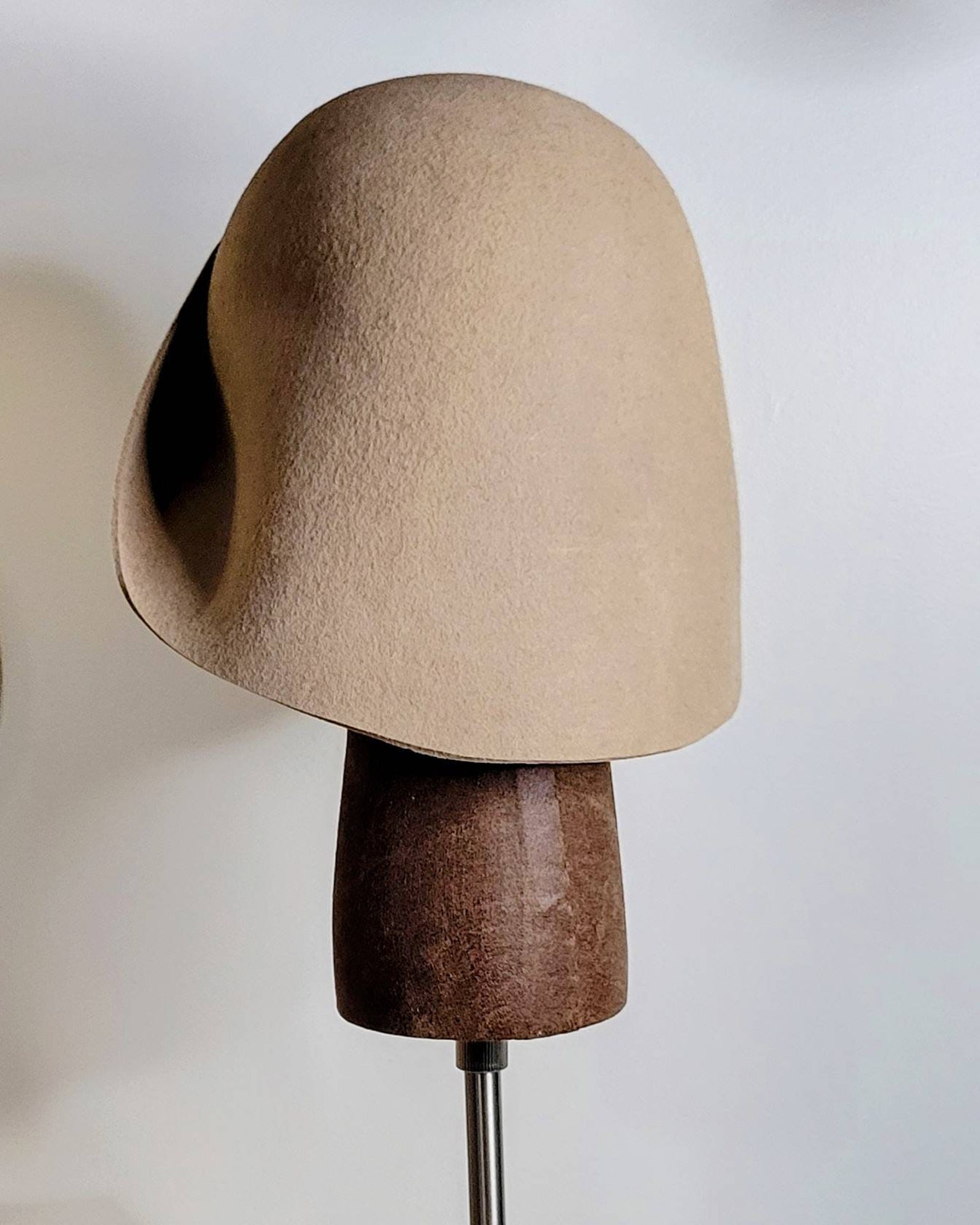 Wool Felt Hat Gothic Bell Renaissance Hood Bucket SCA | Etsy